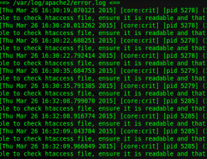 .htaccess pcfg_openfile: unable to check htaccess file, ensure it is readable – Blog del equipo ...